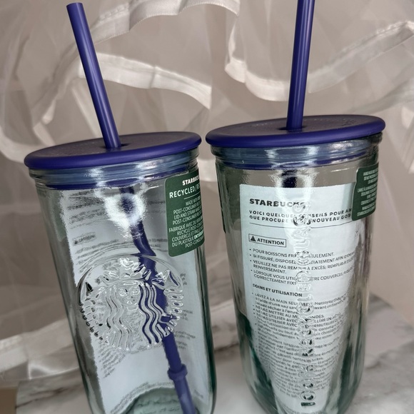 Starbucks | Dining | Starbucks 225 00 Recycled Glass Purple Drinkware ...